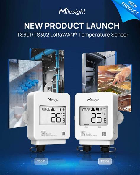 Milesight Ts301 Ts302 Lorawan Temperature Sensor