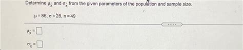 solved determine hand ox from the given parameters of the