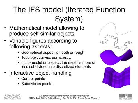 ppt sah 2009 laboratory of timber constructions an iterative surface