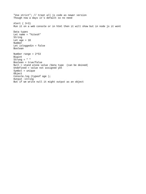 Js Data Types Pdf