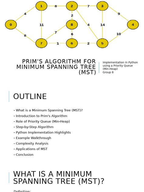 Prims Algorithm For Minimum Spanning Tree Mst Pdf Algorithms Graph Theory