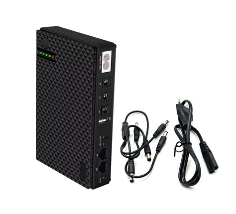 Mini Dc Ups For Wifi Router Backup Power Supply 10400mah Black Shop Today Get It Tomorrow