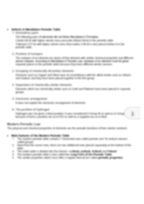 SOLUTION Class 9 Icse Chapter 5 The Periodic Table Studypool