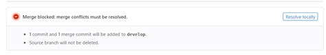 Cant Merge The Feature Branch Even If No Conflict How To Use Gitlab Gitlab Forum