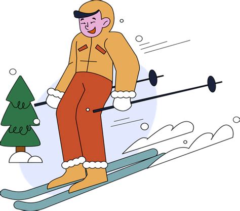 Best Premium Girl Enjoying Ice Skating Illustration Download In Png And Vector Format