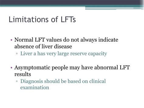 Ppt Liver Function Tests Lfts Powerpoint Presentation Free Download Id 9632296
