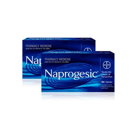 Viên Uống Giảm Đau Kinh Nguyệt Bayer Naprogesic 2 Hộp Giảm Đau Chu Kỳ Kinh
