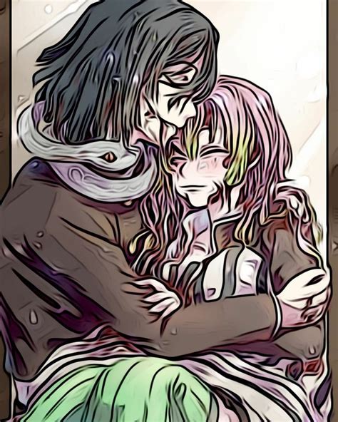 Mitsuri X Iguro En 2022 Dibujos Kawaii Dibujos Parejas De Anime