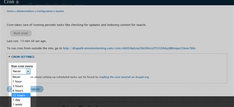 Managing Cron Intervals In Drupal 8 InMotion Hosting