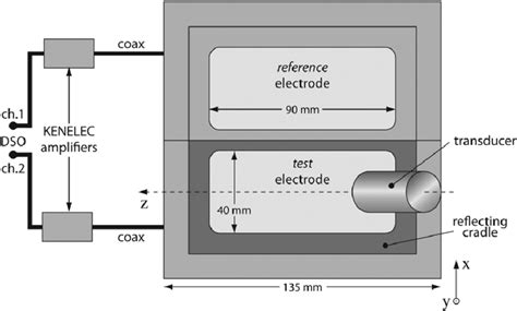 Schematic Plan View Of The Dual Electrode Pyroelectric Sensor Download Scientific Diagram