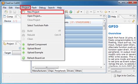 Getting Started Stm32 Mircrocontroller Programming Using Coocox Coide Robotics University