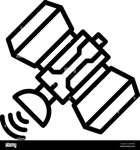 Satellite Icon Outline Satellite Vector Icon For Web Design Isolated