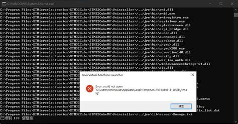 Installation Fails For Stm32cubemx 630 Win With Stmicroelectronics Community