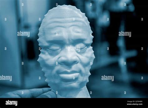 Model Printed On 3d Printer Many Object Printed On 3d Printer Made Of