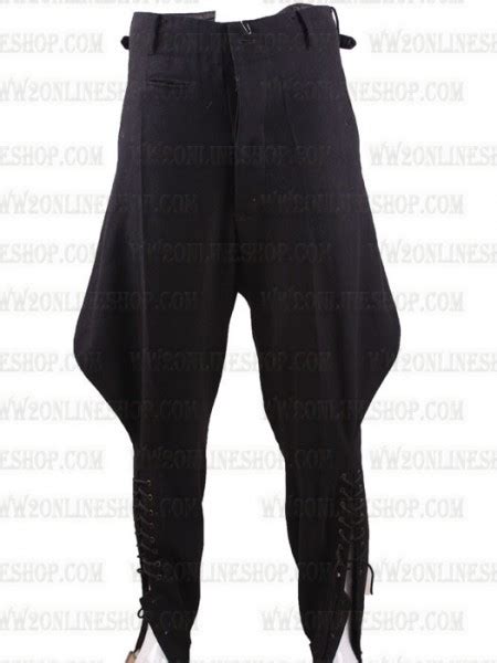 Allgemeine Ss Officers M32 Black Wool Uniform Set 2