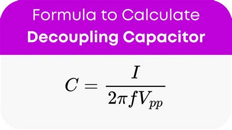 Decoupling Capacitor Calculator Online