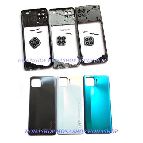 Jual Back Casing Housing Backdoor Tulang Bezel Oppo Reno F Tutupan Batre Backdoor Putih