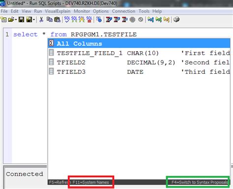 Difference In Run Sql Scripts Rpgpgmcom