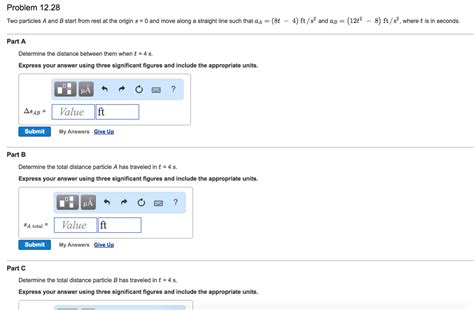 Solved Two Particles A And B Start From Rest At The Origin S Chegg Com