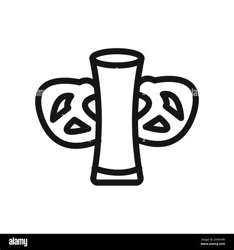 Oktoberfest Icon Black Line Art Vector In Black And White Outline Set Collection Sign Stock