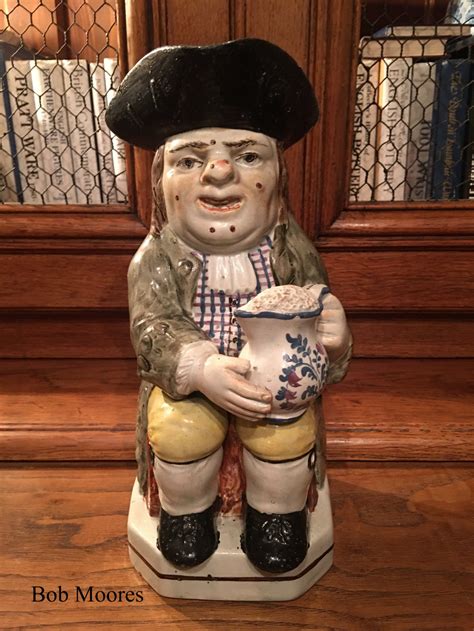 Nicely Coloured Walton Toby Jug Staffordshire C1800 1820 Toby Jugs