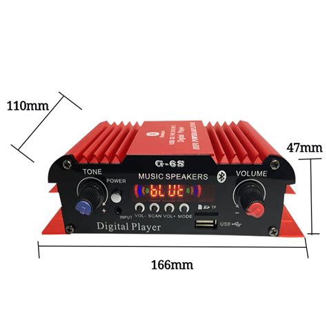 600w 12v 2ch Car Audio Amplificador Hifi Audio Pow Vicedeal