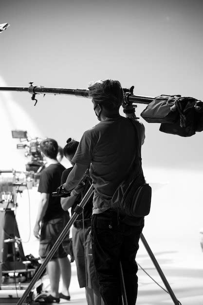 Gaffer On Film Set