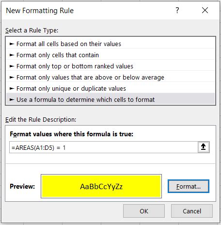 Areas Function In Excel The Of Areas That Are Referenced Wall Street Oasis