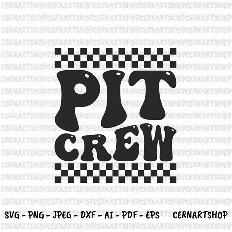 Pit Crew Svg Pit Crew Png Racing Svg Motorsport Svg Car Team Svg Racing Fan Svg Race Flag
