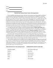 Lab Geologic Dating Docx ESC Name Section Date Historical Lab Dating Of Rocks