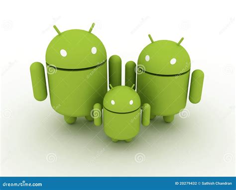 Android Os Operating System Robot 3d Model And Chart Editorial Image