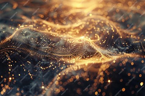 Premium Photo Quantum Ai Particles Forming Intricate Patterns In