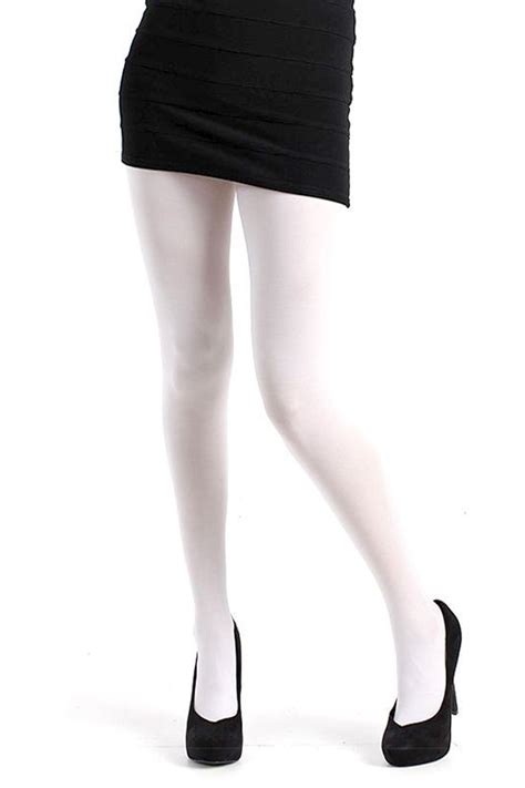 Λευκο καλσον οπακ ματ απαλο στην υφη με πυκνοτητα υφανσης 40 Denier Pamela Mann Phillyshop Gr