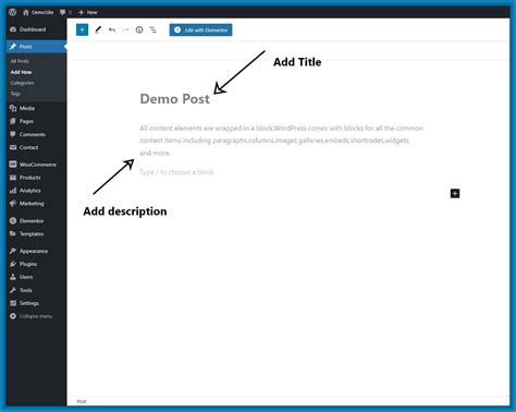 how to create post in wordpress codecrew infotech