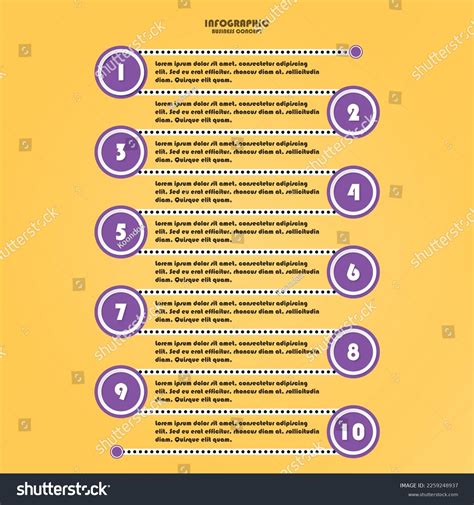 Process Infographic 10 Steps Process Options Stock Vector Royalty Free 2259248937 Shutterstock