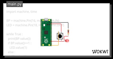 bp led wokwi esp32 stm32 arduino simulator