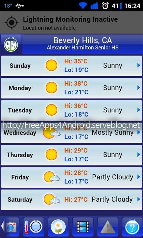 Free Download Apps Android Free Apps 4 Android Weatherbug Elite V2 7 30