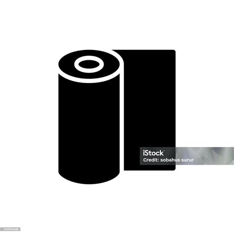 롤 용지 아이콘입니다 사무실 문구류 아이콘은 응용 프로그램 아이콘 웹 아이콘 인포 그래픽에 사용할 수 있습니다 모든 종류의 용지에 인쇄하십시오 편집 가능한 스트로크 디자인
