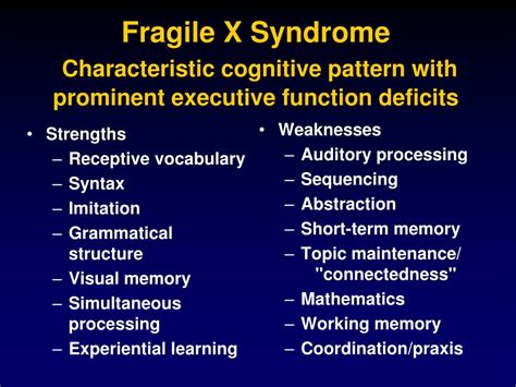 Ppt Cognitive And Behavioral Issues Educational Strategies And New Paths To Treatment In