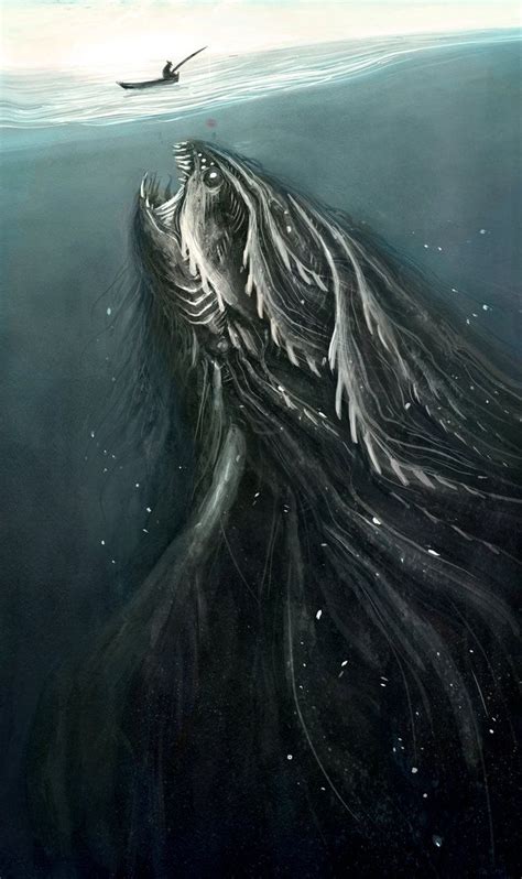 Leviathan By ~funkychinaman On Deviantart Monstruos Marinos Arte De