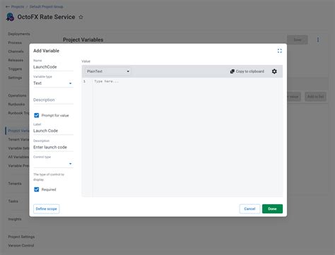 Prompted Variables Documentation And Support