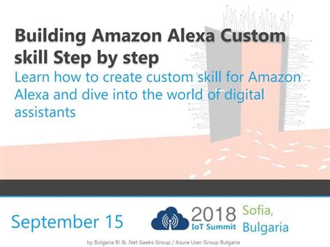 Building Amazon Alexa Custom Skill Step By Step Ppt