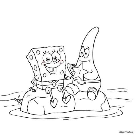 Spongebob And Patrick Coloring Pages To Print