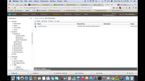 Start Query In Marketing Cloud Youtube