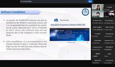 Training Workshop On Population Data Collection And Population Projection