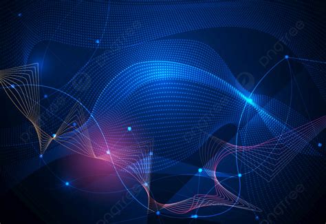 그림 추상 분자 및 조명 효과와 3d 메쉬 배경 회로망 미래 요약 배경 일러스트 및 사진 무료 다운로드 Pngtree
