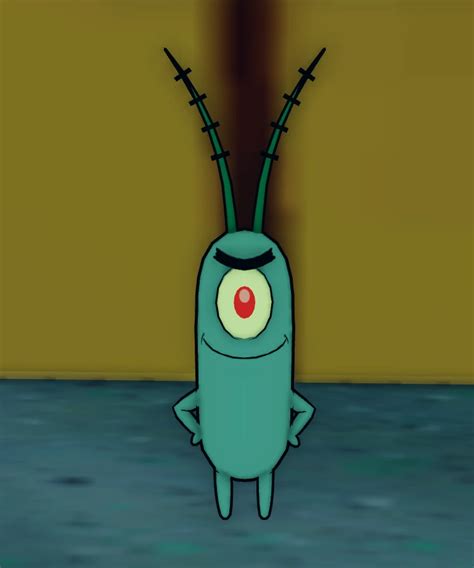 Plankton Spongebob Happy
