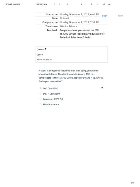 Ibm Ts7700 Virtual Tape Library Education For Technical Sales Level 3