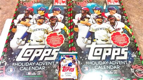 New Product Topps Holiday Advent Calendars Are A Fun Rip Youtube