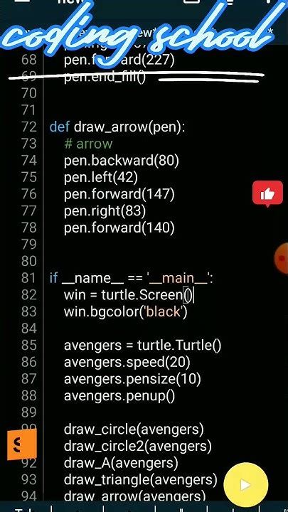 How To Draw Avengers Logo Using Python Turtle Marvel Captain America Lron Man Pyhon
